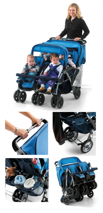 Sport Quad™ Four Child Stroller - Reynolds Manufacturing Corporation