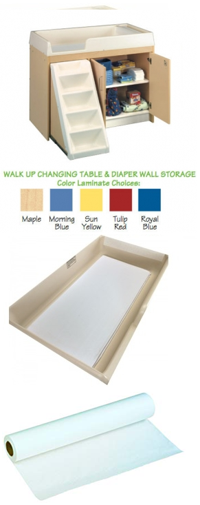 Walk Up Changing Table - Reynolds Manufacturing Corporation